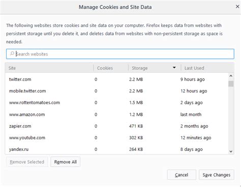 Why Firefox Is Saving Local Data For Websites I Havent Whitelisted In