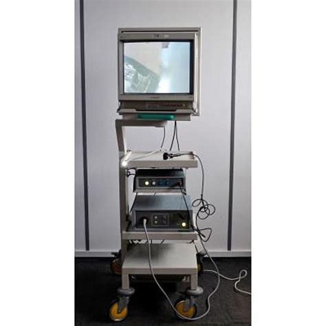 Used Endoscopy Column With Downs Camera And Xenon Source For Sale A