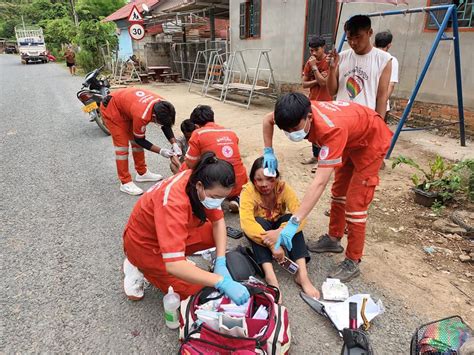 ໜ່ວຍກູ້ໄພສຸກເສີນ ໜ່ວຍກູ້ໄພສຸກເສີນອົງການກາແດງແຂວງຫຼວງພະບາງ