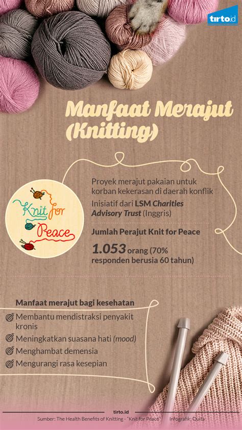 Ingin Sehat Rajin Rajinlah Merajut