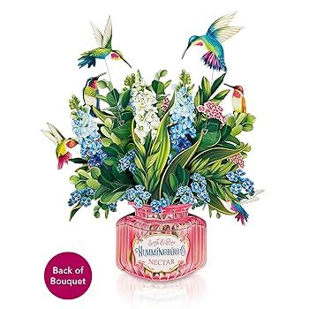 Fresh Cut Paper Flower Pop Up Bouquet Greeting Cards Freshcut Paper