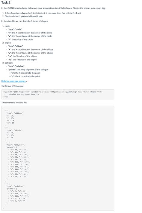 Task 2 In The Json Formatted Data Below We Store