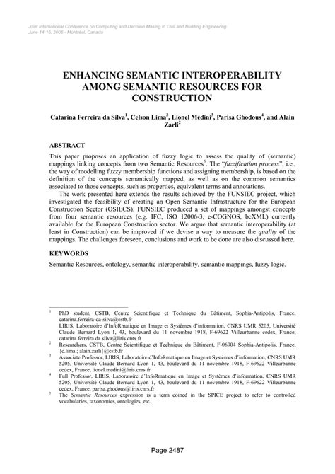 Pdf Enhancing Semantic Interoperability Among Semantic Resources For