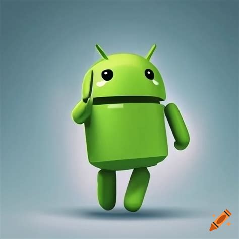 Android Mascot Representing The Phone Os On Craiyon