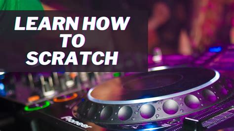 How To Scratch Basic Dj Tutorial Youtube