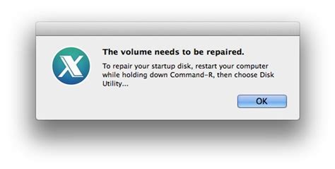 Volume Needs To Be Repaired On Startup Disk Techyv Com
