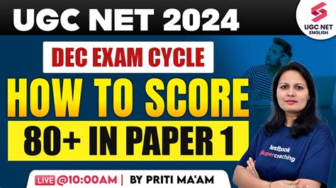 Ugc Net Dec 2024 Preparation How To Score 80 In Paper 1 Ugc Net 2024 Priti Mam Youtube