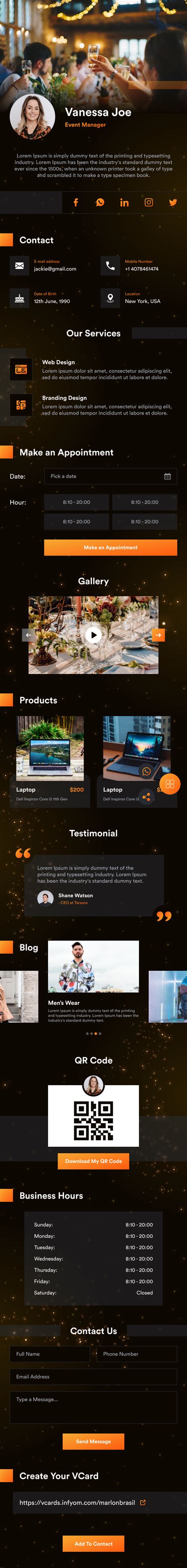 Vcard Templates Photobizcard