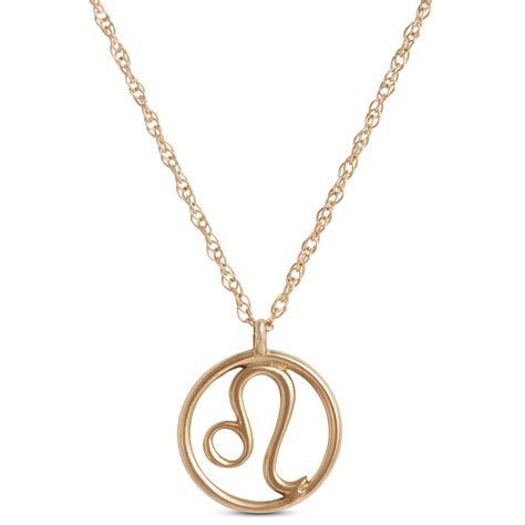 Leo Necklace Zodiac 60 Photos