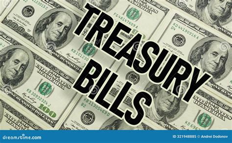 Treasury Bills Are Shown Using The Text T Bills And Treasury Bond Stock Image Image Of