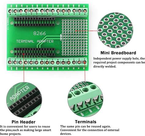 Keeyees Expansion Pcb Board With Screw Terminal For India Ubuy