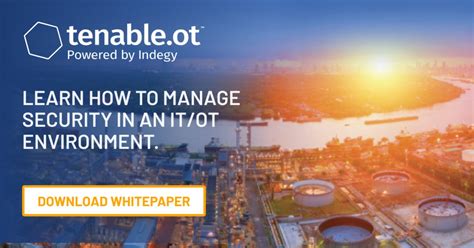 Tenable On Linkedin White Paper Mind The Gap A Roadmap To It Ot Alignment