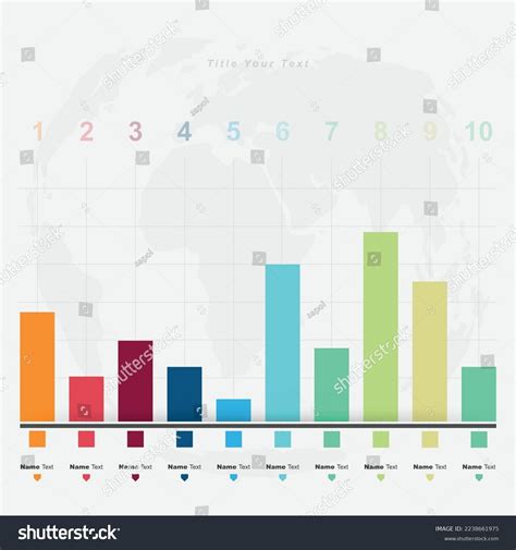 Infographic Data Bar Table Chart Graph Stock Vector Royalty Free