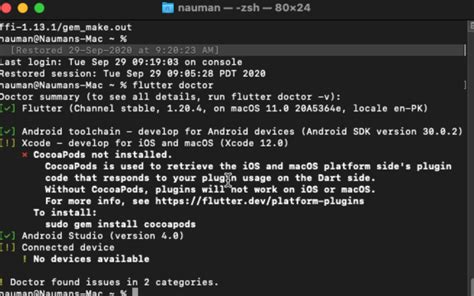 Cocoapods Error Code 1 On Macos Big Sur Xcode 12 · Issue 10103 · Cocoapodscocoapods · Github