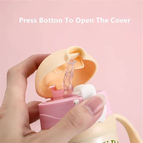 350 мл портативный детский термос из нержавеющей стали кружка с соломинкой Bpa бесплатно