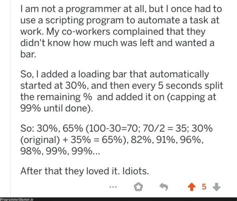 on a post about loading bars