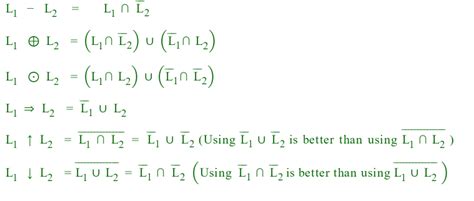 closure properties table in toc geeksforgeeks