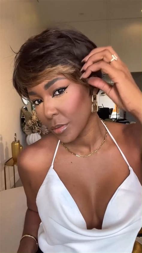 Made Dark Brown Pixie Wig For Effortless Style Video Short Hair