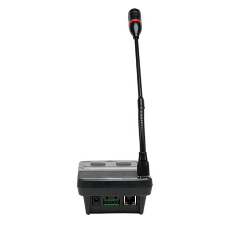 Desktop Ip Paging Intercom Station With Gooseneck Spon