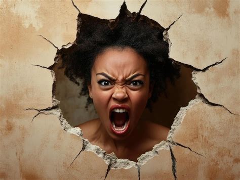 Person Poping Up Of The Background Premium Ai Generated Image