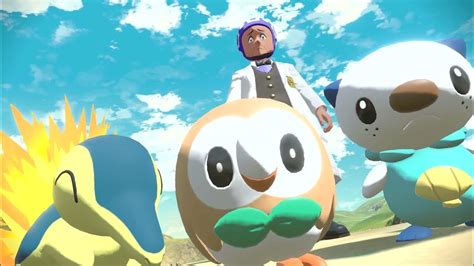 Pokémon Legends Arceus Character Creation And Help Professor Laventon