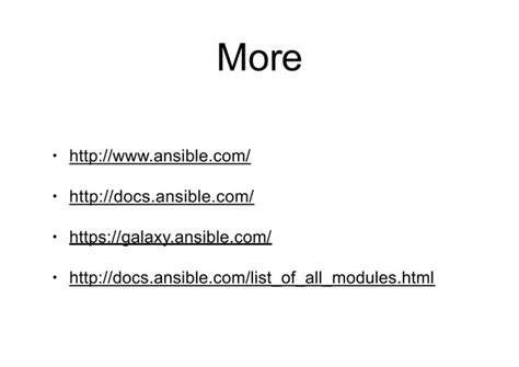 ansible as configuration management tool for devops ppt