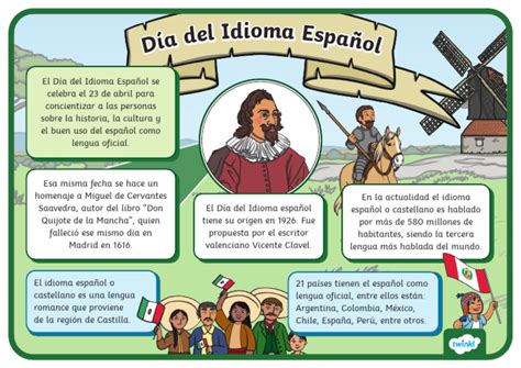 Celebración Del Día Del Idioma Español Pdf