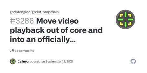 Move Video Playback Out Of Core And Into An Officially Supported