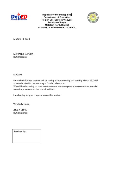 Tor Terms Of Reference Republic Of The Philippines Department Of