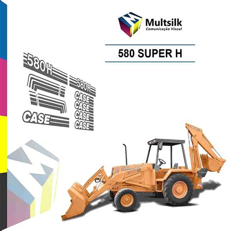 Case 580 Super H Multsilk Comunicação Visual