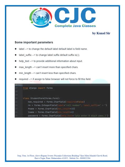 Widgets In Djangoform Pdf Computer Science Computer Programming