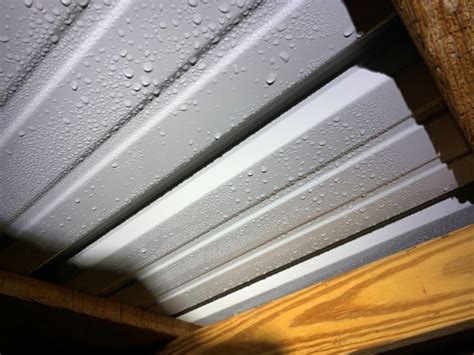 How To Deal With Metal Roof Condensation Outdoor Storage Options
