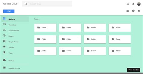 Google Drive Clone Codesandbox