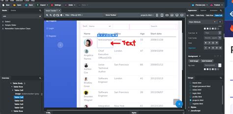 Vertically Allign Text In Table Cell In Bootstrap Studio Bootstrap Studio Help Bootstrap