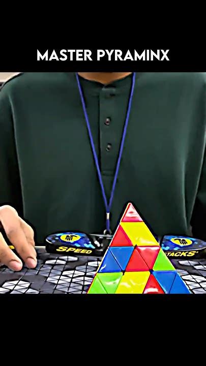 solve master pyraminx cube world record [18 99 seconds] viral
