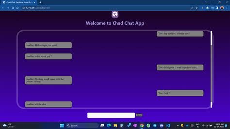 Github Kushagraxparmarrealtime Chat App Learned And Applied Html And Css For Frontend Design