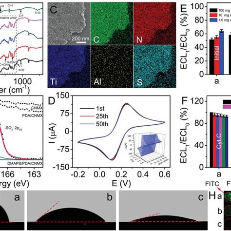 A Ecl Responses And Relative Amperometic Current Of The Download Scientific Diagram