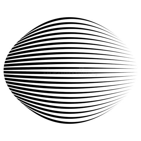 Spherical Globe Circular Distort Effect Pattern Curved Bulge Protrude Warp Effect Stock