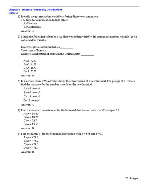 Chapter 5 Exercises Pdf Probability Distribution Poisson Distribution