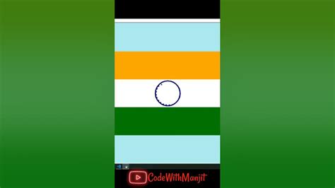 Drawing Indian Flag Python Turtle Graphics Creatingforindia Independenceday Youtube