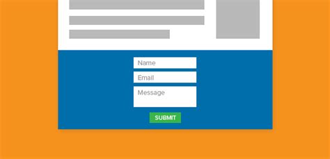 How To Add A Contact Form Footer With A Wordpress Widget