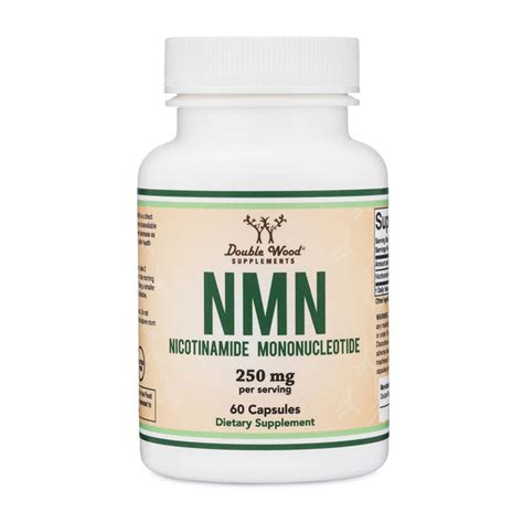 Double Wood Supplements Никотинамидмононуклеотид (NMN) 250 мг 60 капсул ...