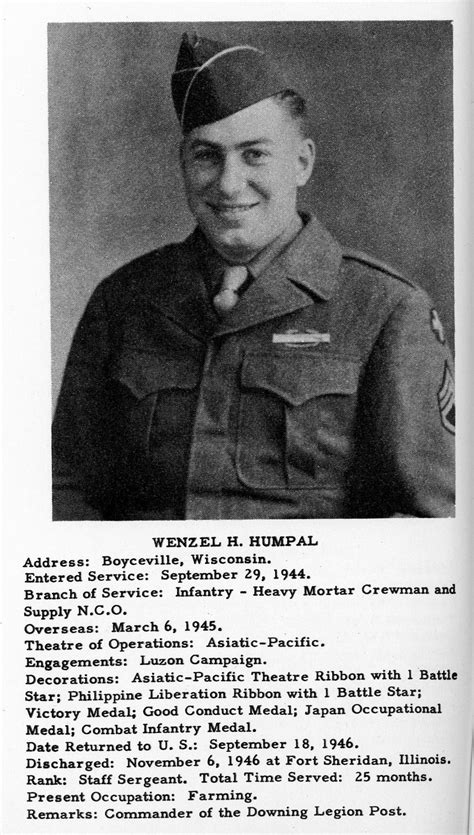 Wenzel H “bunny” Humpal 1925 1999 Find A Grave Memorial