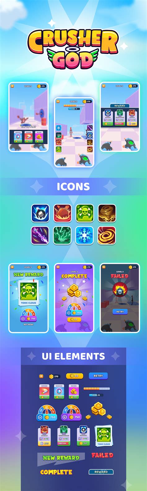 Casual Game UI Behance