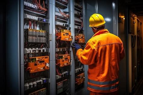 Premium Photo Engineering Task With Technician