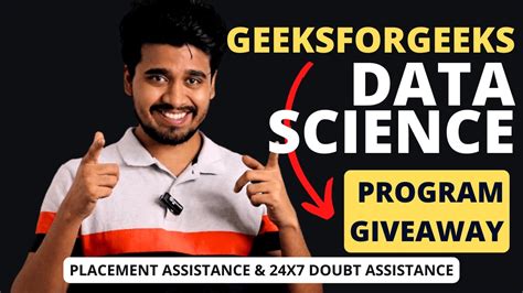Geeksforgeeksvideos Data Science Program For Free Data Science Course Giveaway With Placement