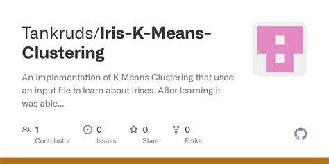 Github Tankruds Iris K Means Clustering An Implementation Of K Means