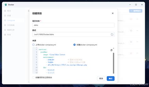使用ddns吧 docker为飞牛nas配置ddns动态域名解析二级域名 docker ddns csdn博客