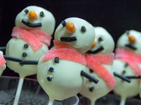 Receta De Cake Pops Navideños De Muñecos De Nieve