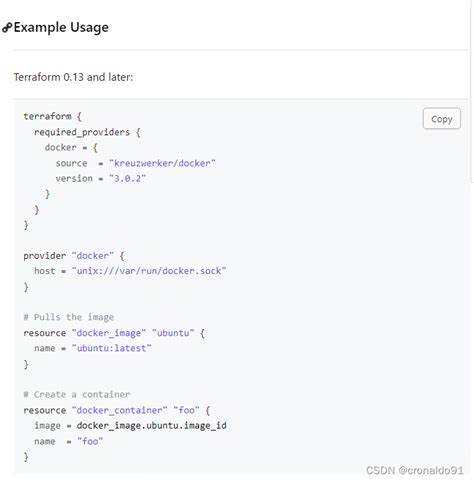 Iac基础设施即代码：terraform 创建 Docker 网络与容器资源terraform Docker 连接器 Csdn博客